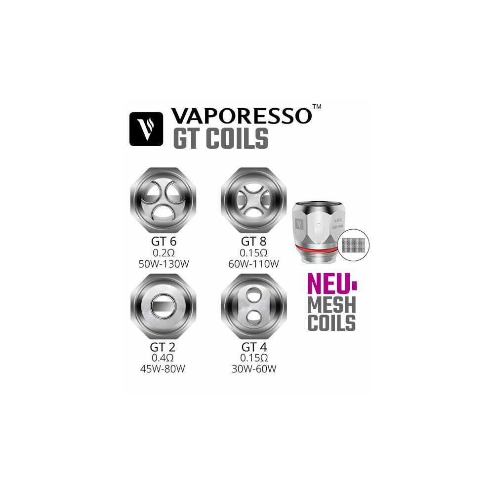 Vaporesso GT Coils - Core Verdampfer | Dampftbeidir