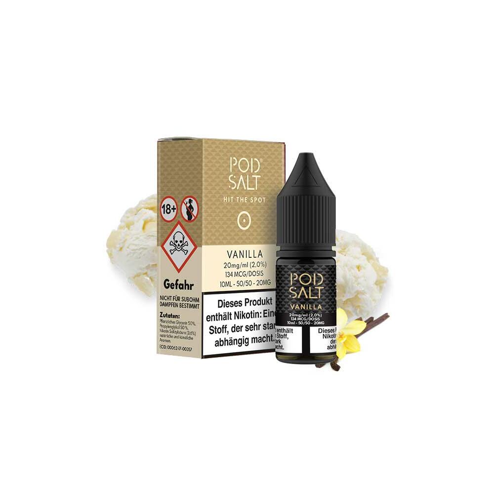 Pod Salt Nikotinsalz - Vanilla 20mg/ml 10ml bestellen
