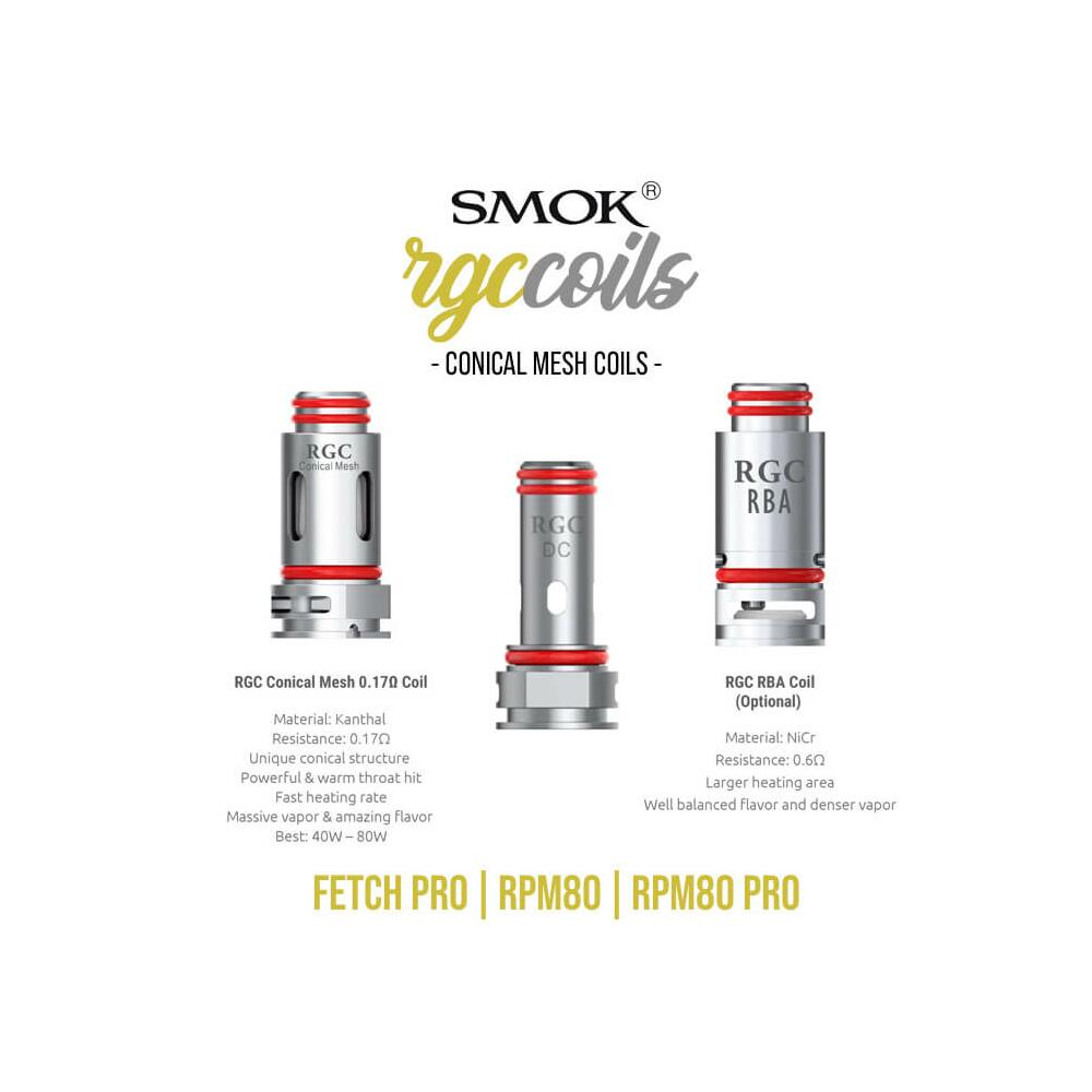 SMOK RGC Coils - Verdampfereinheiten | Dampftbeidir