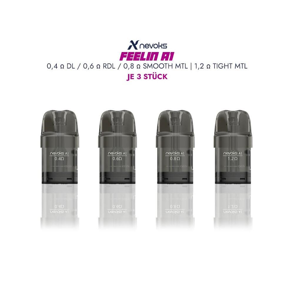 Nevoks Feelin A1 Pods | Dampftbeidir