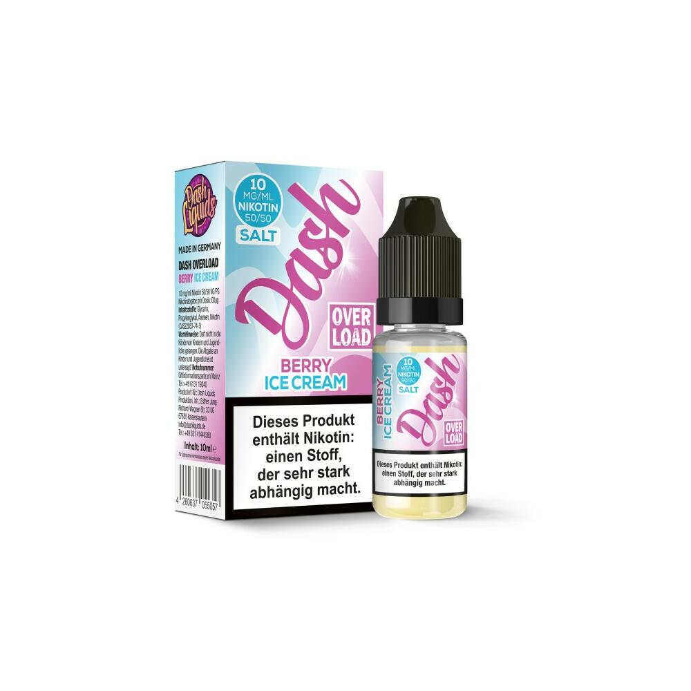 Dash Overload Nikotinsalz - Berry Ice Cream | dampftbeidir