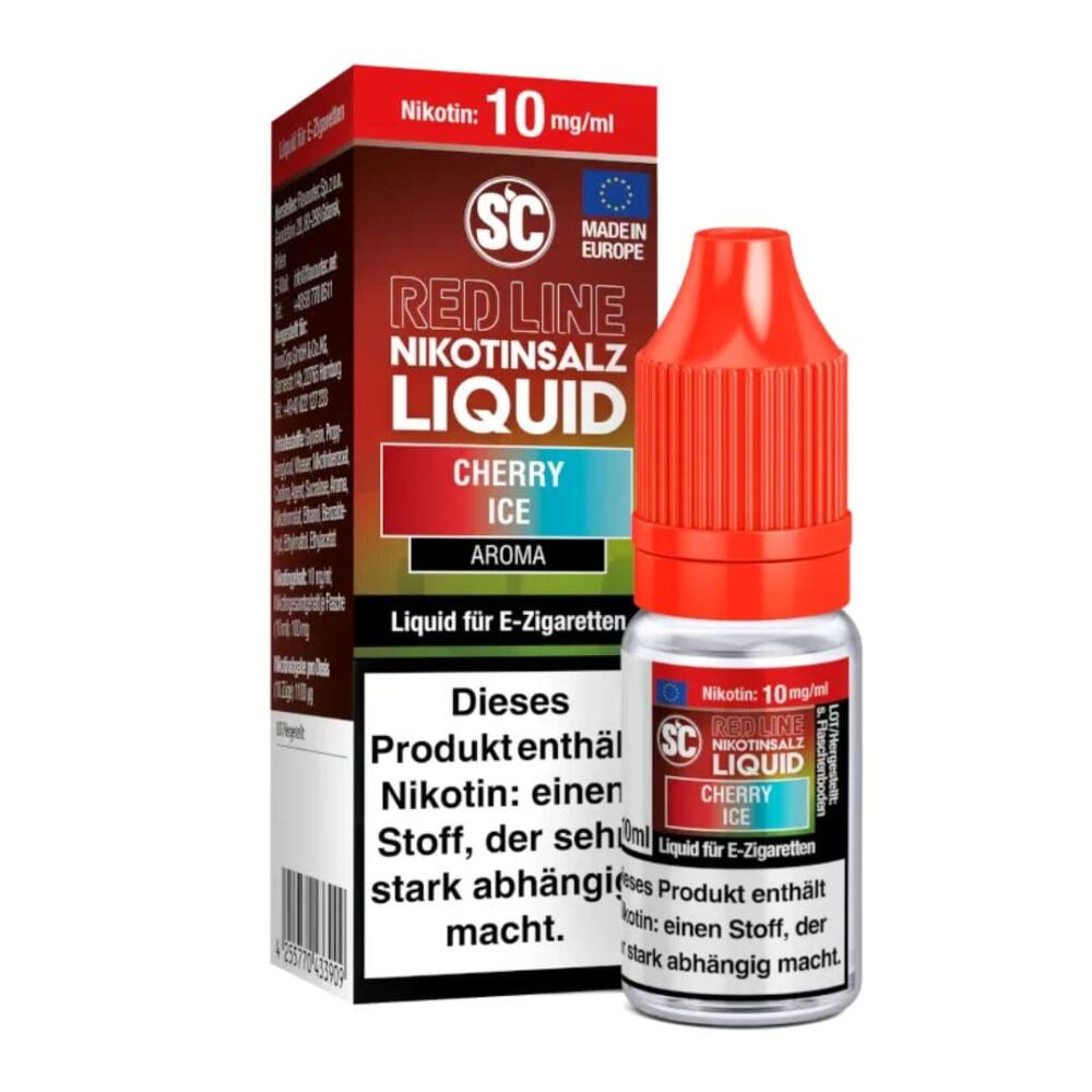 SC Red Line Cherry Ice Liquid 10ml | dampftbeidir