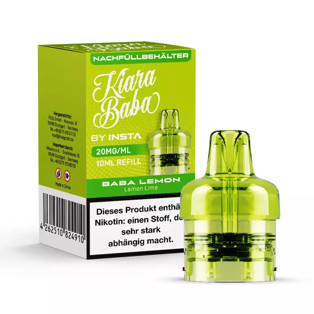 Kiara Baba 10K Pod – Baba Lemon | dampftbeidir